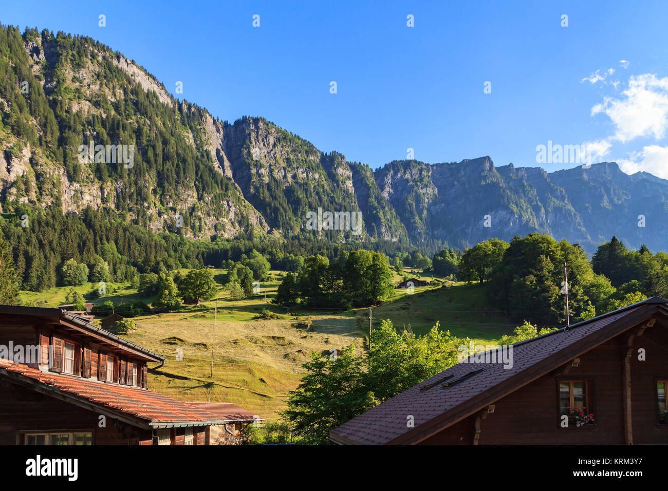 Beautiful swiss village hi-res stock photography and images - Alamy