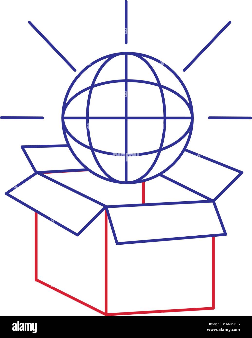 Isolated box design Stock Vector Image & Art - Alamy