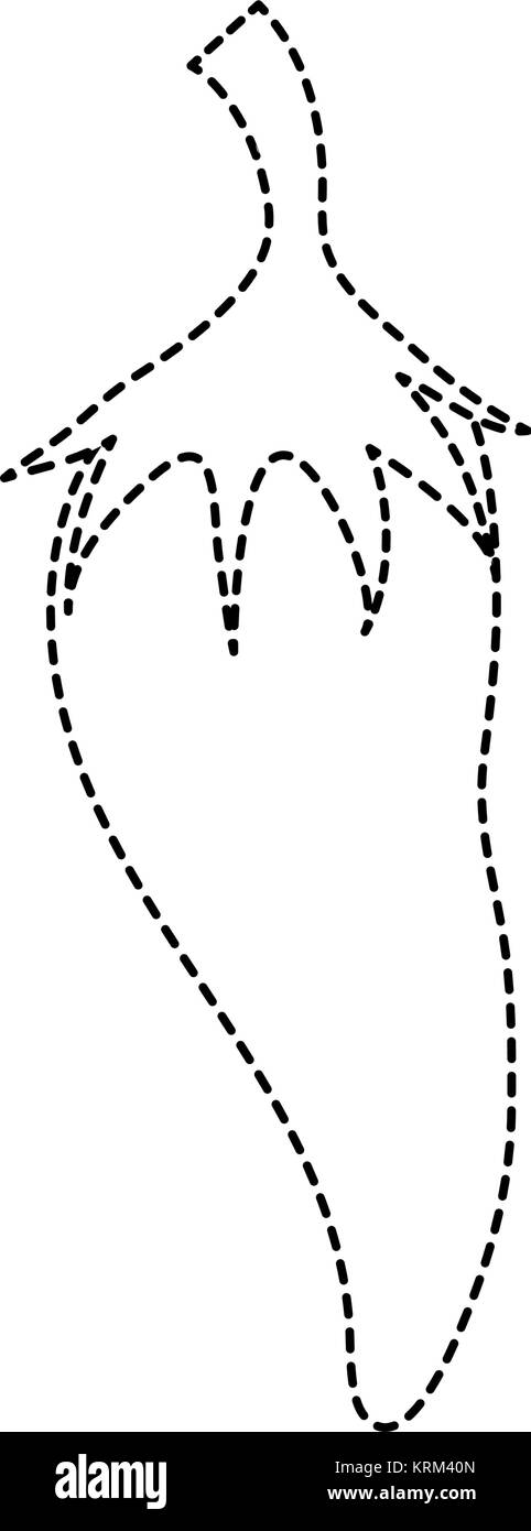 Capsicum chilli pepper plant Black and White Stock Photos & Images - Alamy