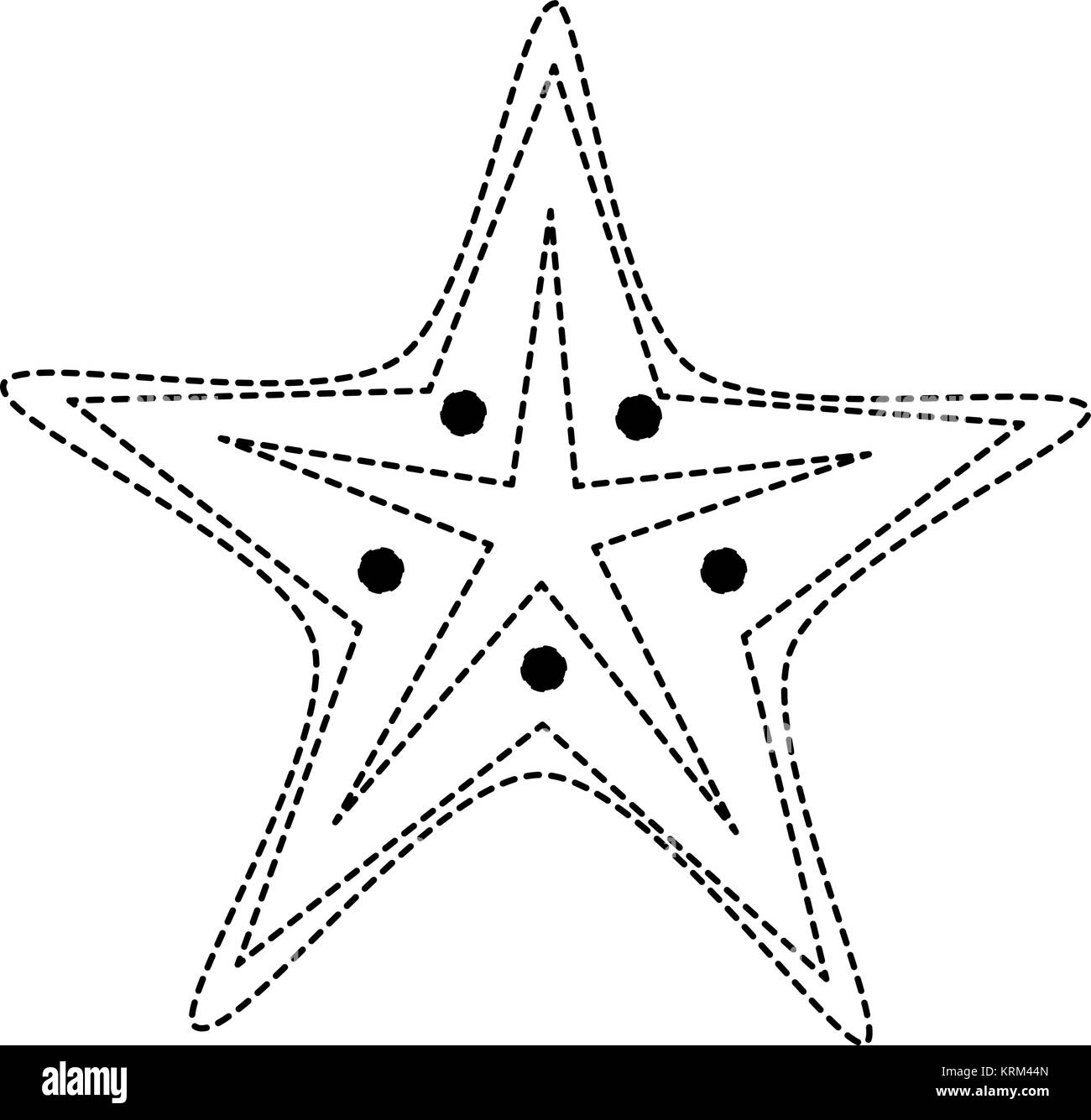 Sea star isolated Stock Vector Image & Art - Alamy