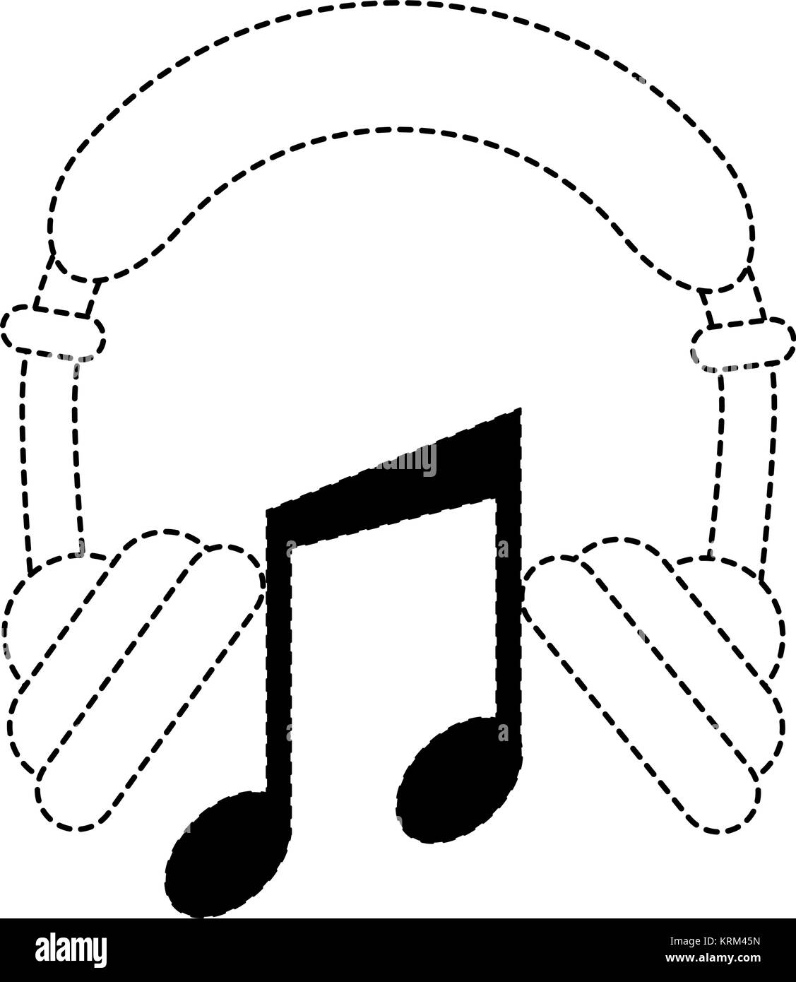 Music headphones device Stock Vector Image & Art - Alamy