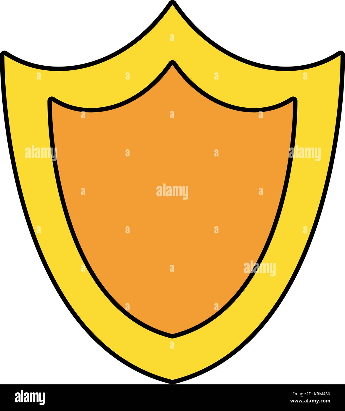 Shield security symbol Stock Vector Image & Art - Alamy