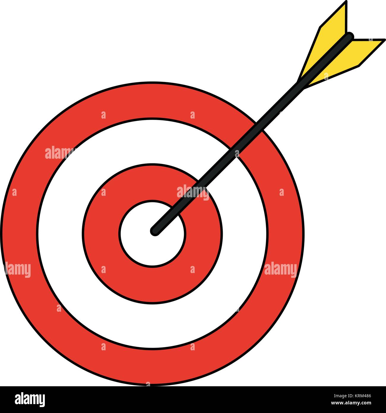 Target dartboard symbol Stock Vector Image & Art - Alamy