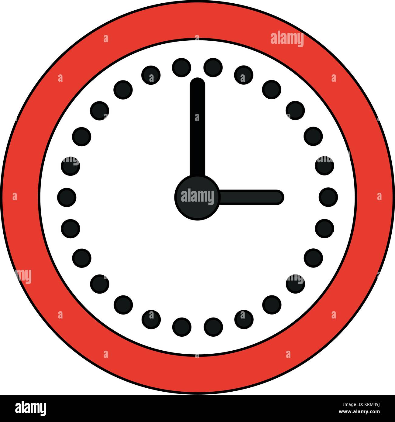 Clock round frame Stock Vector Image & Art - Alamy