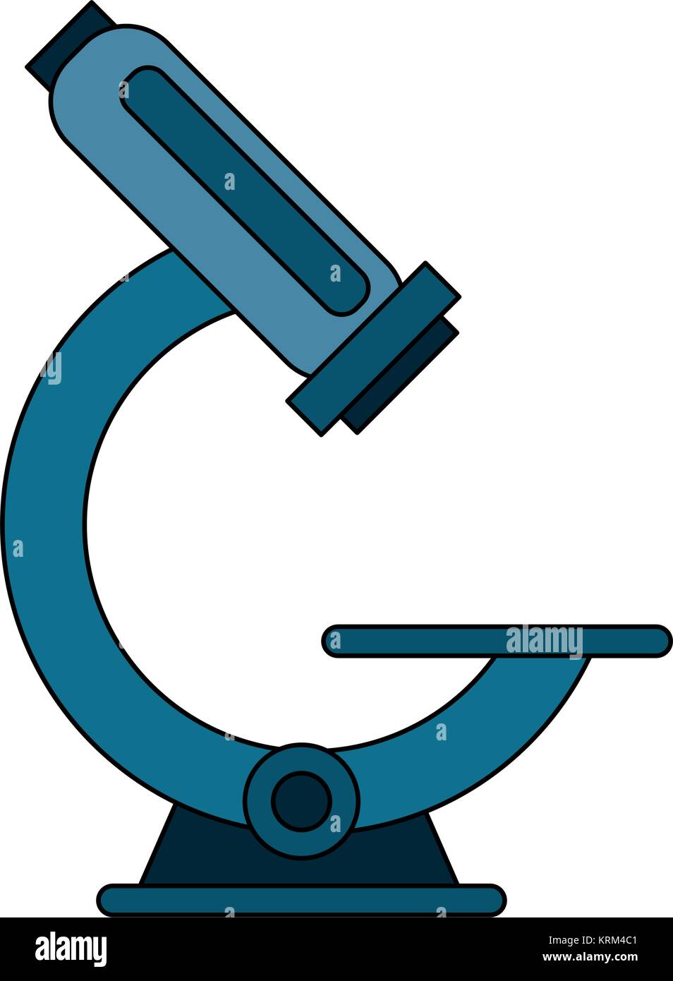 Microscope science tool Stock Vector Image & Art - Alamy