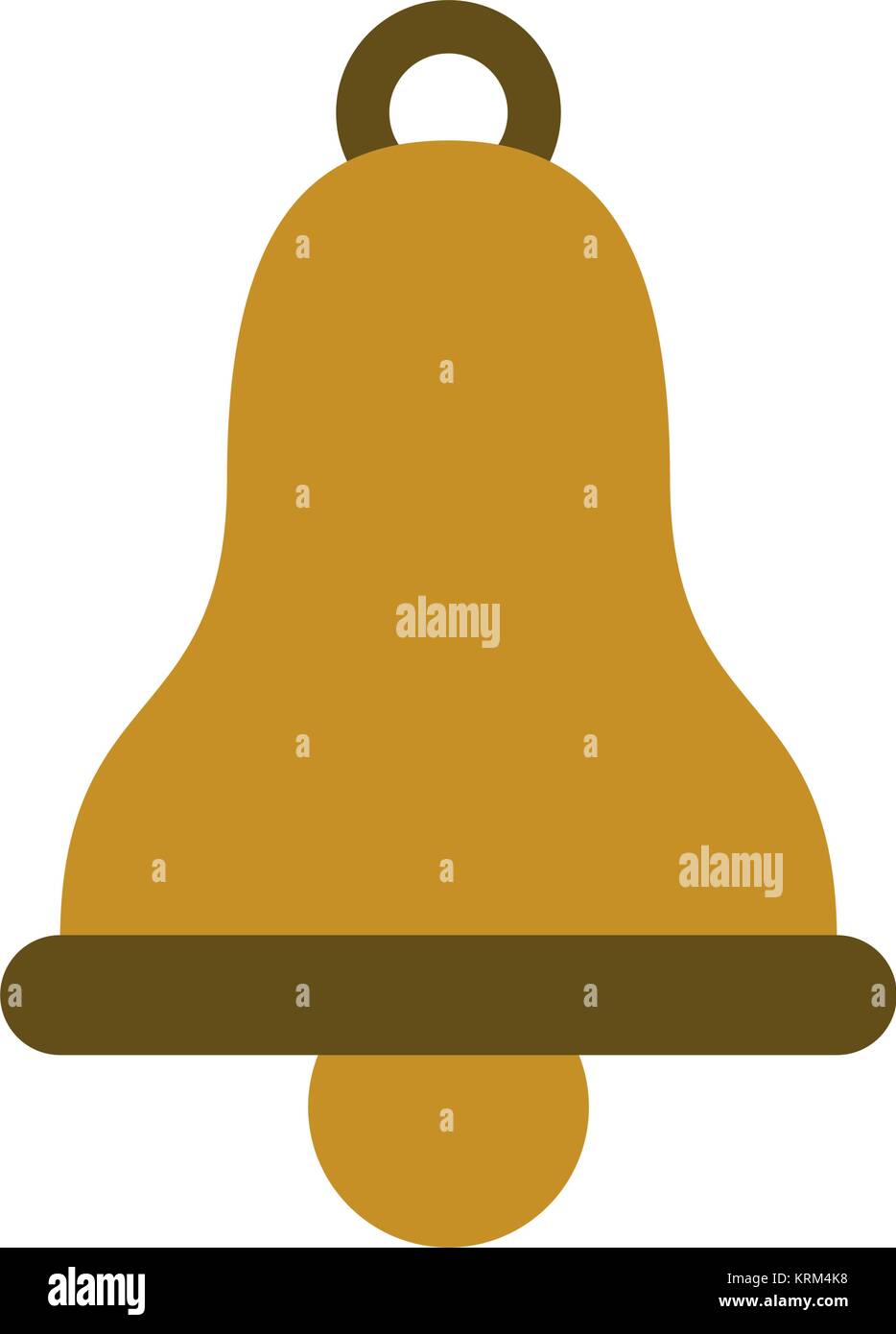 Bell isolated symbol Stock Vector Image & Art - Alamy
