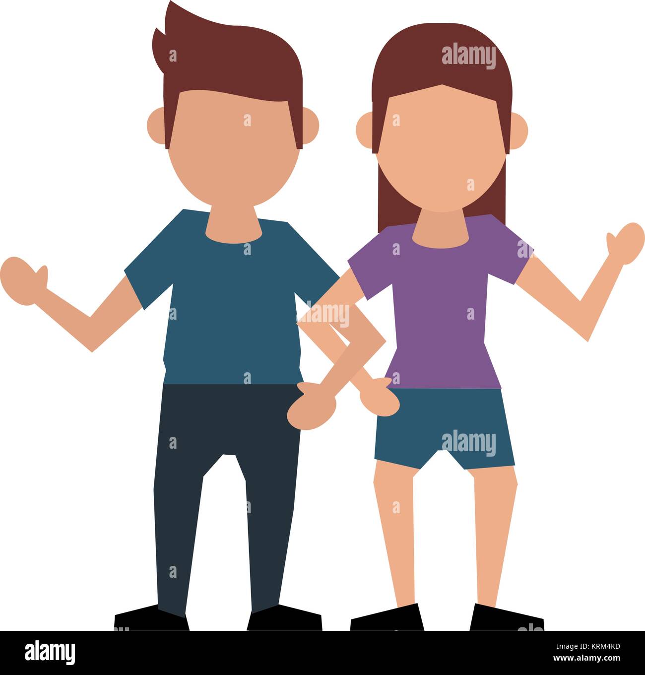 Faceless image Stock Vector Images - Alamy