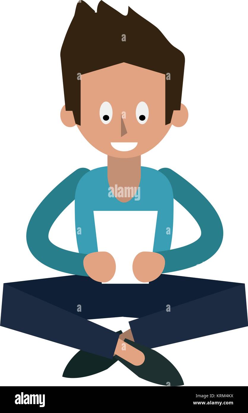 Cartoon touchpad Cut Out Stock Images & Pictures - Alamy