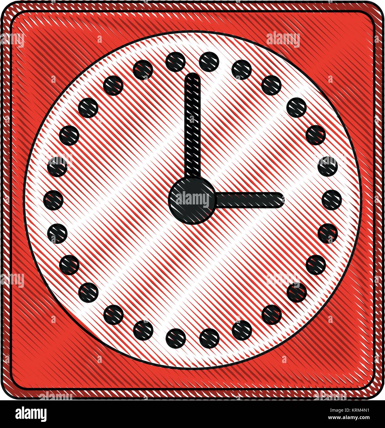 Clock round frame Stock Vector Image & Art - Alamy