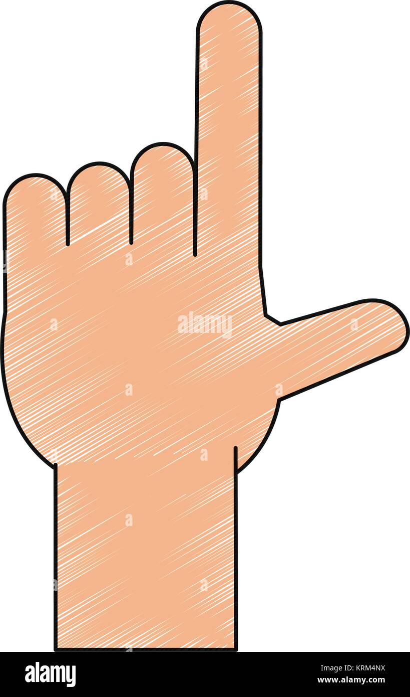 Hand pointing symbol Stock Vector Image & Art - Alamy