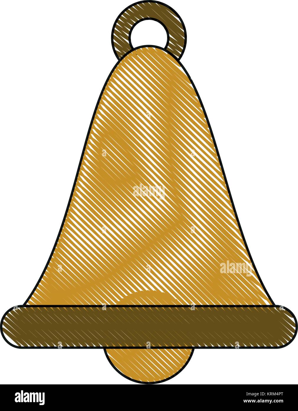 Bell isolated symbol Stock Vector Image & Art - Alamy