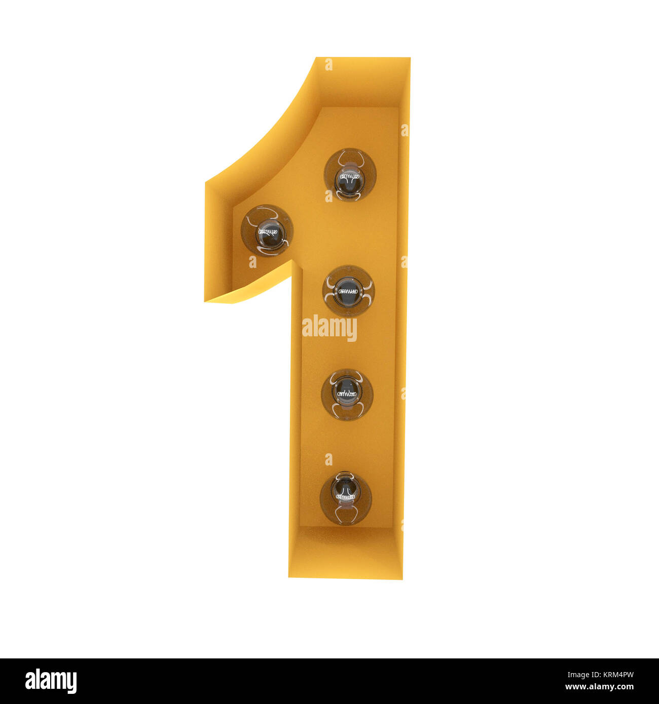 3d number 1 hi-res stock photography and images - Alamy