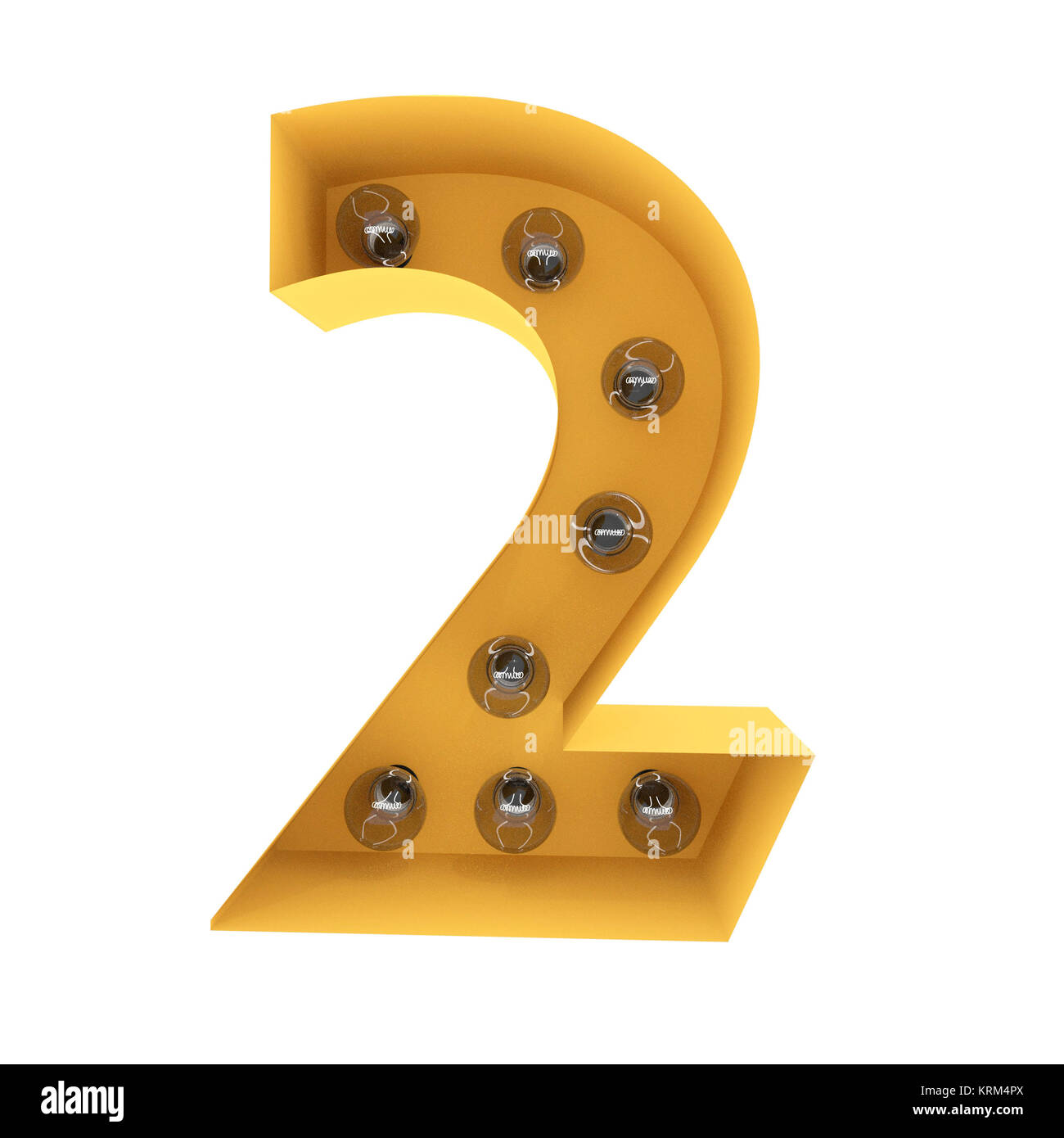 Number neon color Cut Out Stock Images & Pictures - Alamy