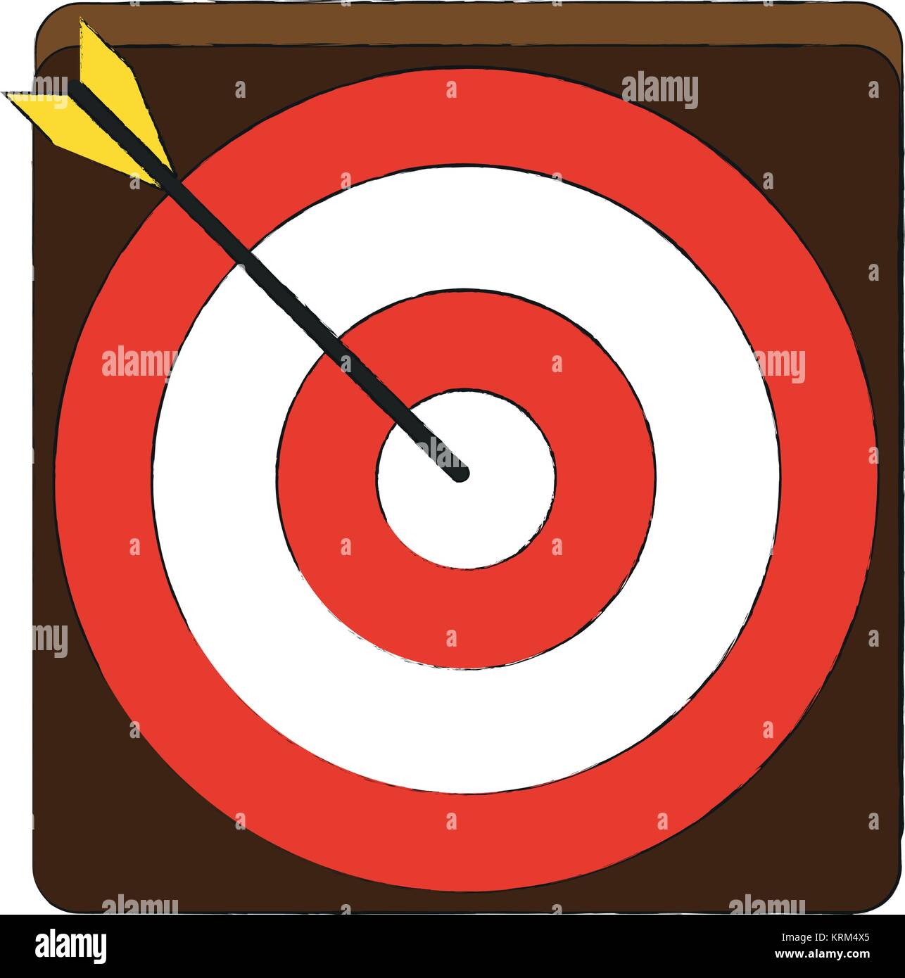 Target dartboard symbol Stock Vector Image & Art - Alamy