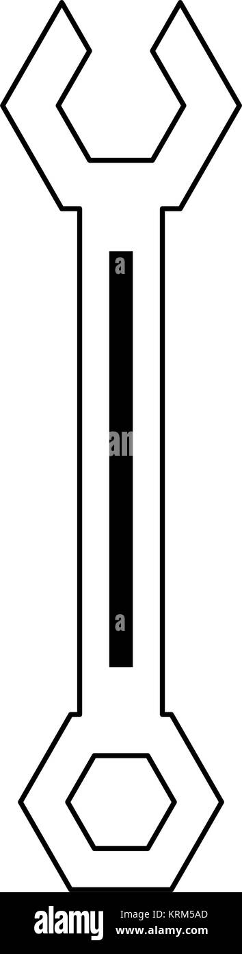 Wrench tool symbol Stock Vector Image & Art - Alamy