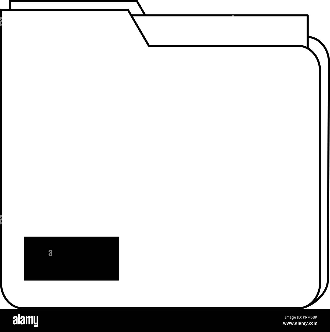 Folder document symbol Stock Vector Image & Art - Alamy