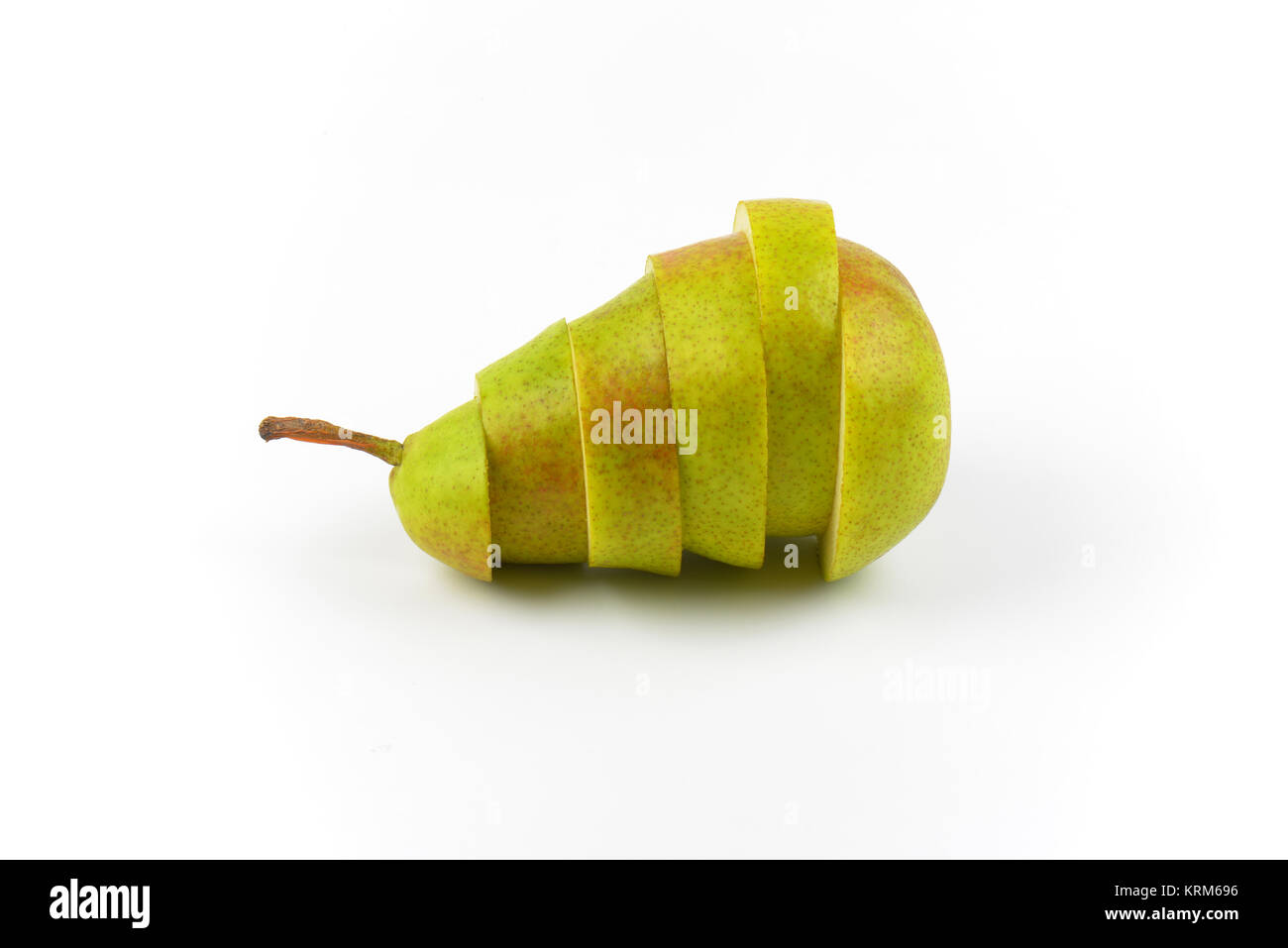 sliced fresh pear Stock Photo - Alamy