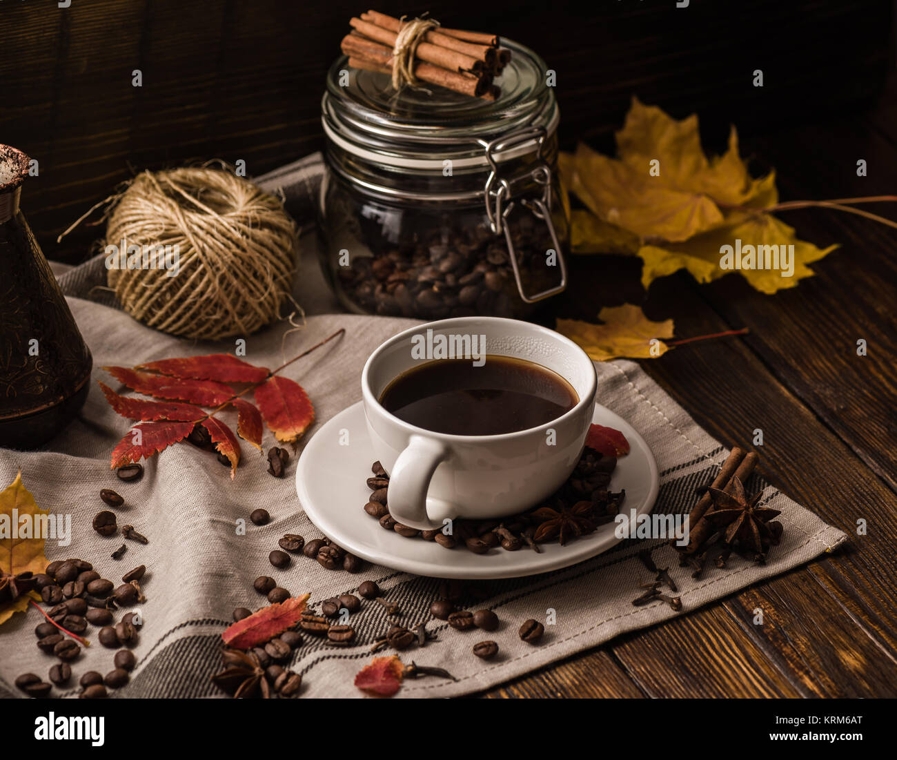 Coffee Still Life Stock Photo - Alamy