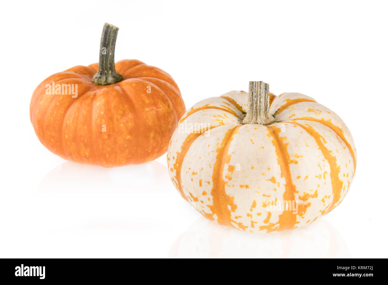 Two Autumn Gourds Stock Photo - Alamy