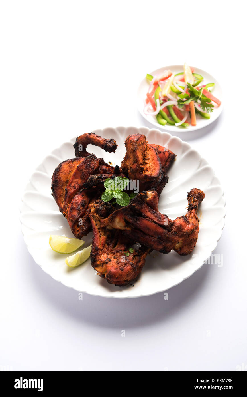 Tandoori Chicken Platter Stock Photo - Alamy