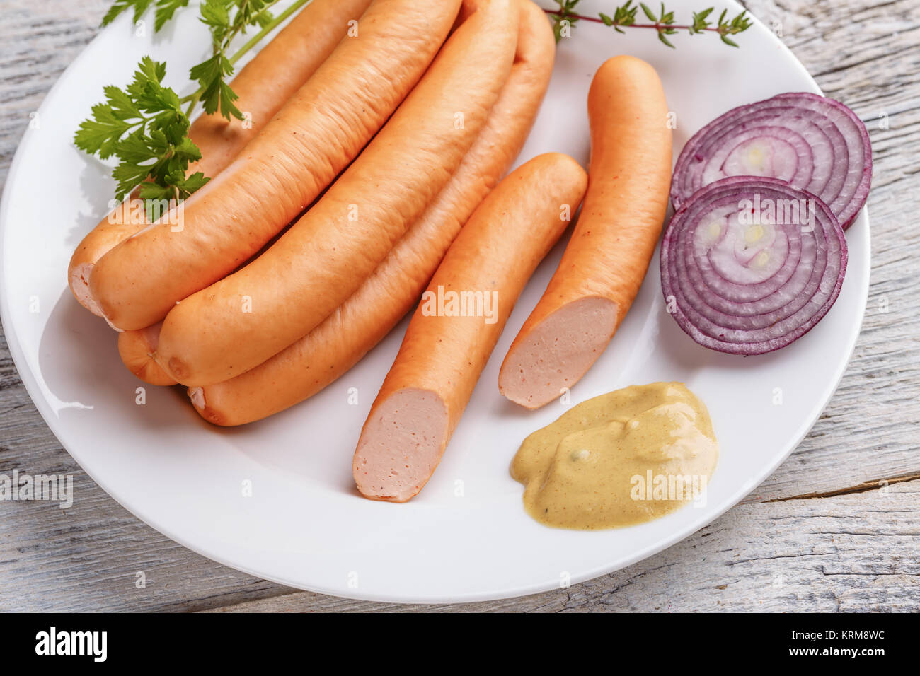 Stack of Hot dog Stock Photo - Alamy