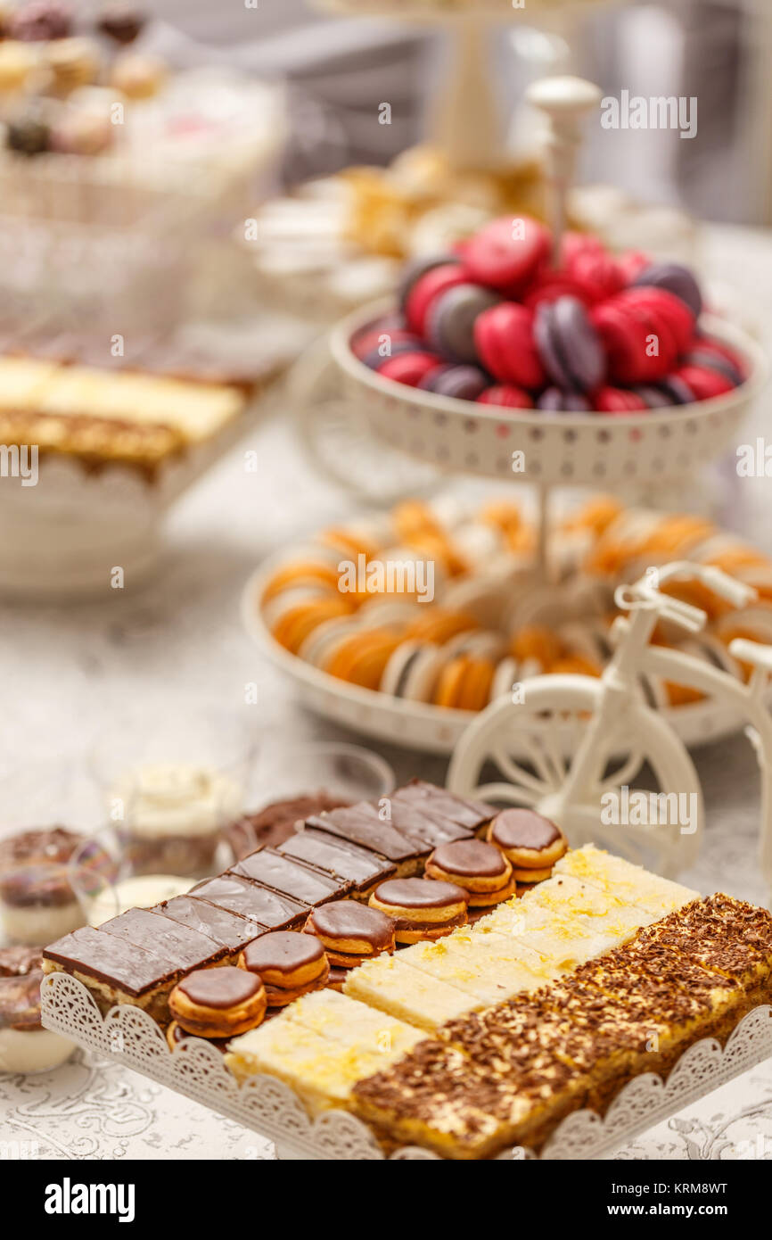 Delicious sweet buffet Stock Photo - Alamy