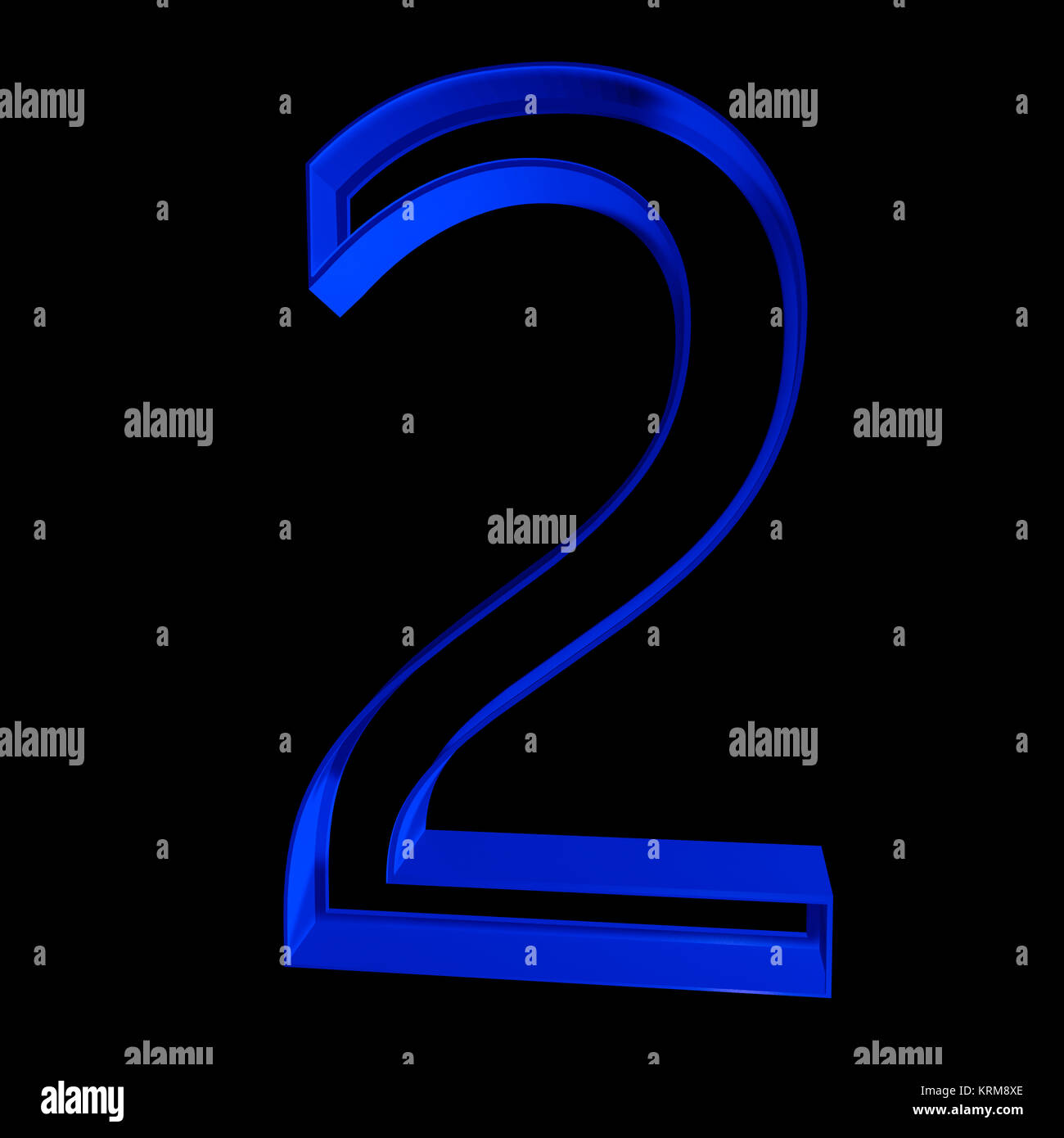 Alphabet Letter 2 Stock Photo - Alamy