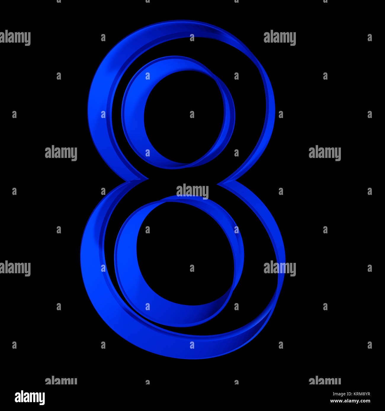 Alphabet Letter 8 Stock Photo - Alamy