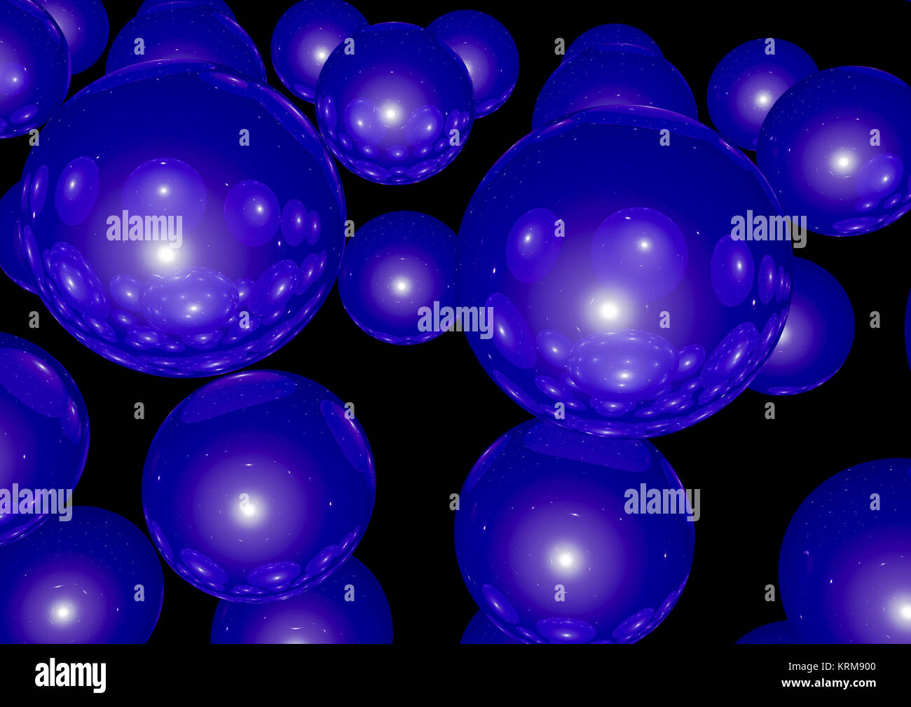 Abstract background. blue sphere Stock Photo - Alamy