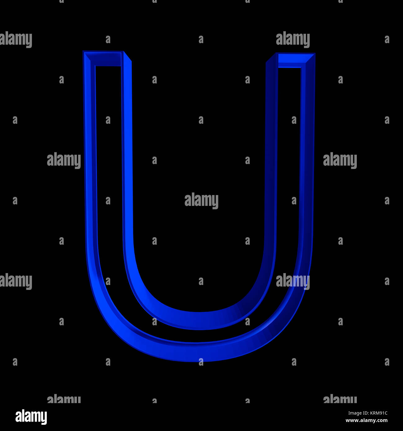 Alphabet Letter U Stock Photo - Alamy