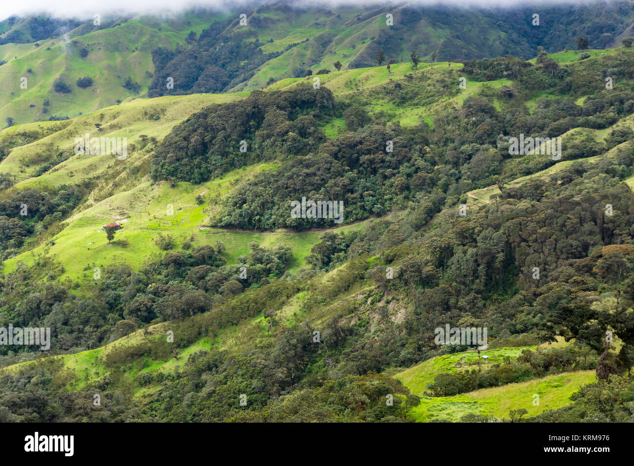 Rugged Hilly Landscape Stock Photo - Alamy