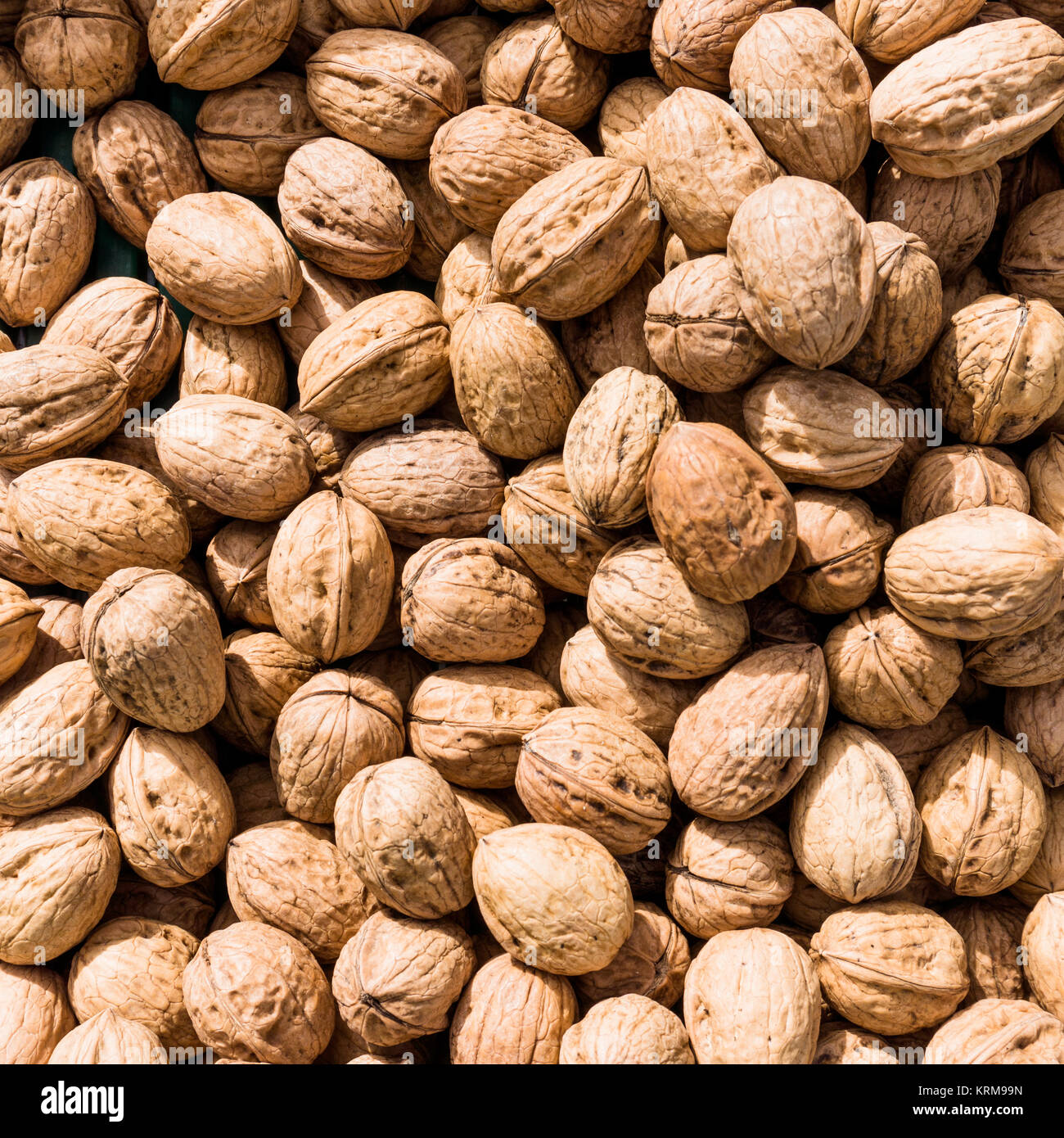 Walnut background. walnut as a texture Stock Photo - Alamy