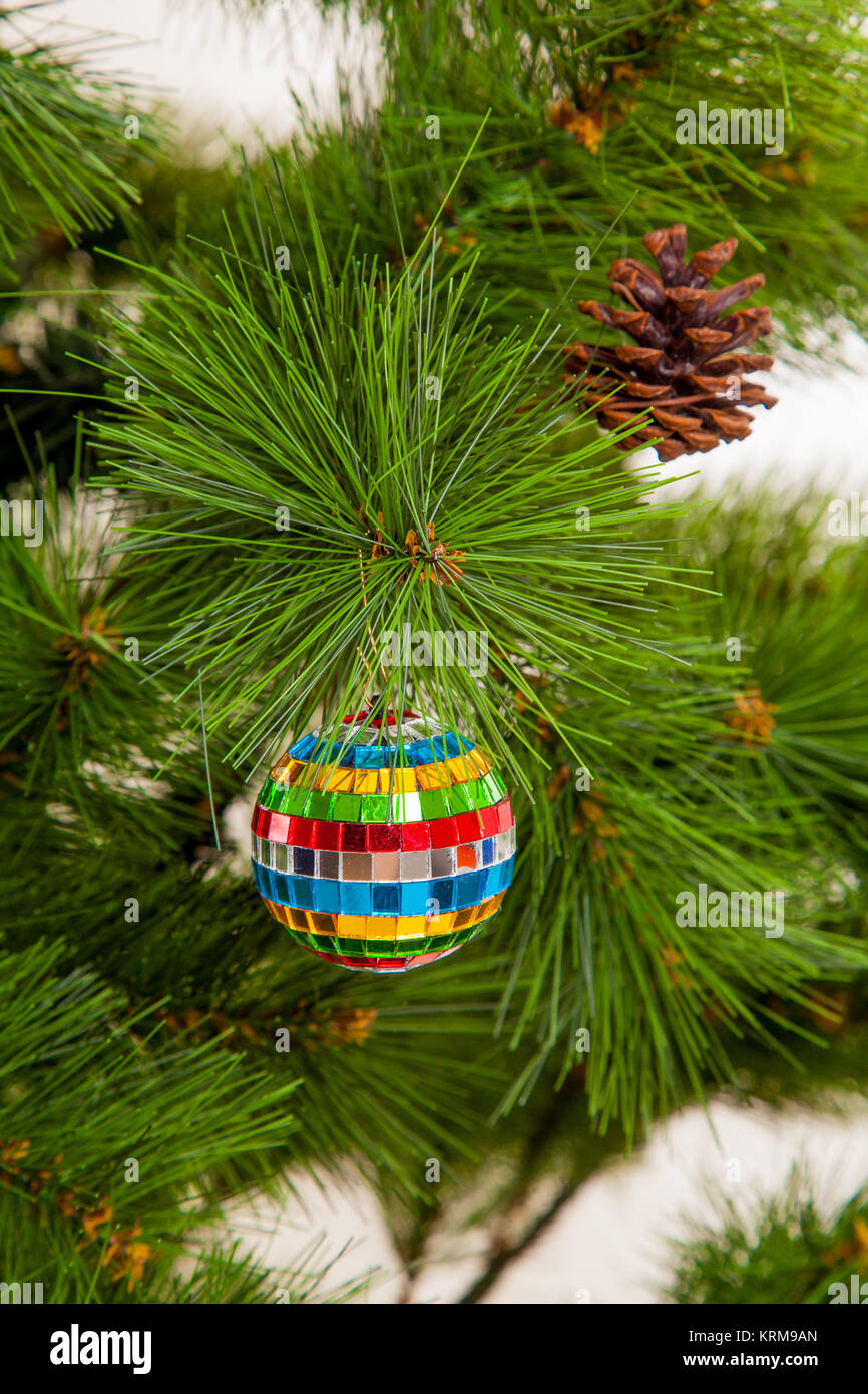 Christmas concept with baubles. Xmas ball Stock Photo - Alamy