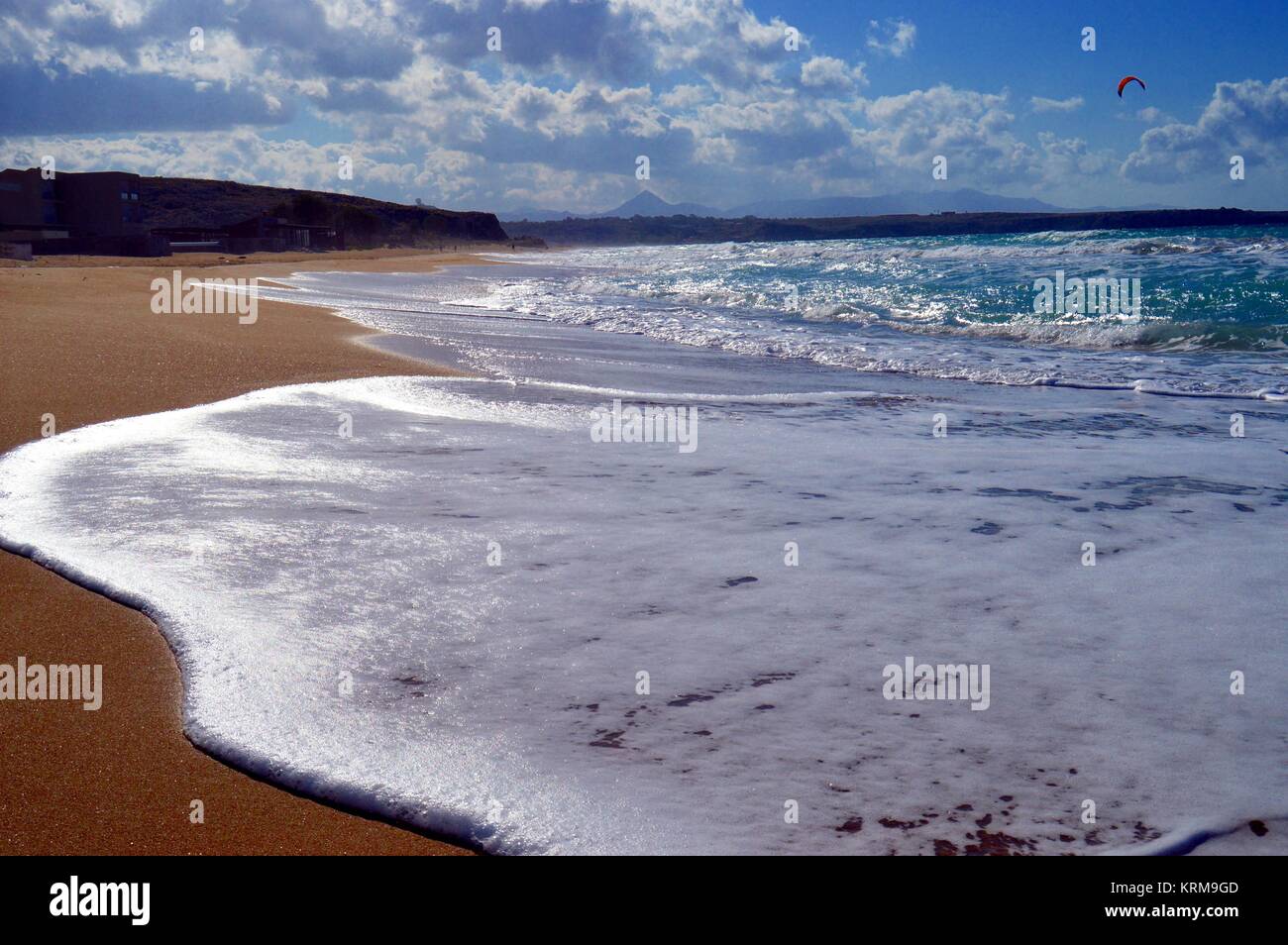 A fine sand beach Stock Photo - Alamy