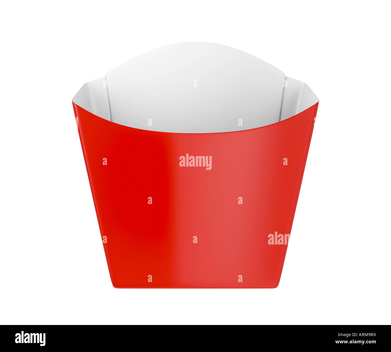 Red box for french fries Stock Photo - Alamy