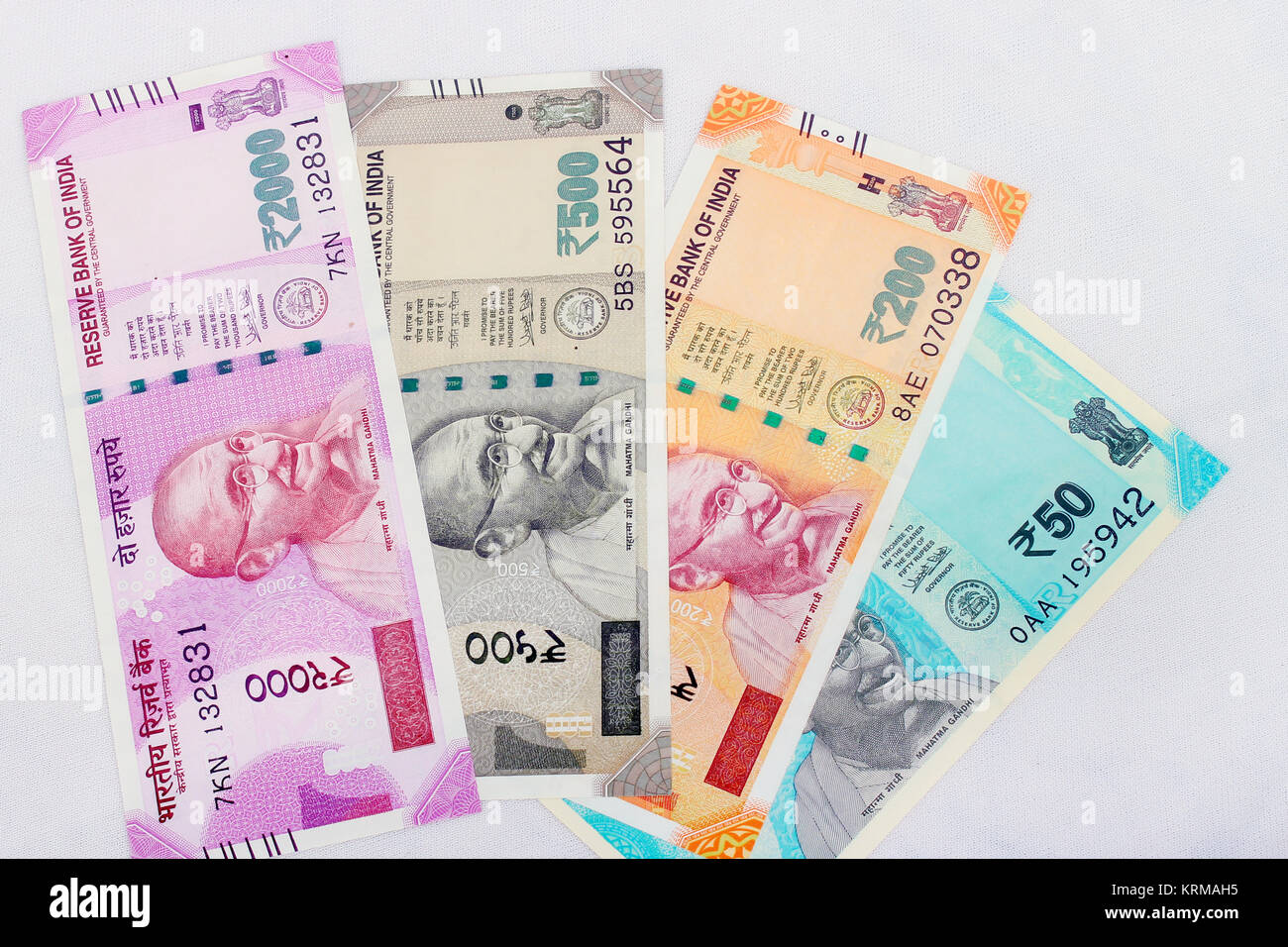 Indian currency. 50, 200, 500, and 2000 rupee note. Indian currency ...