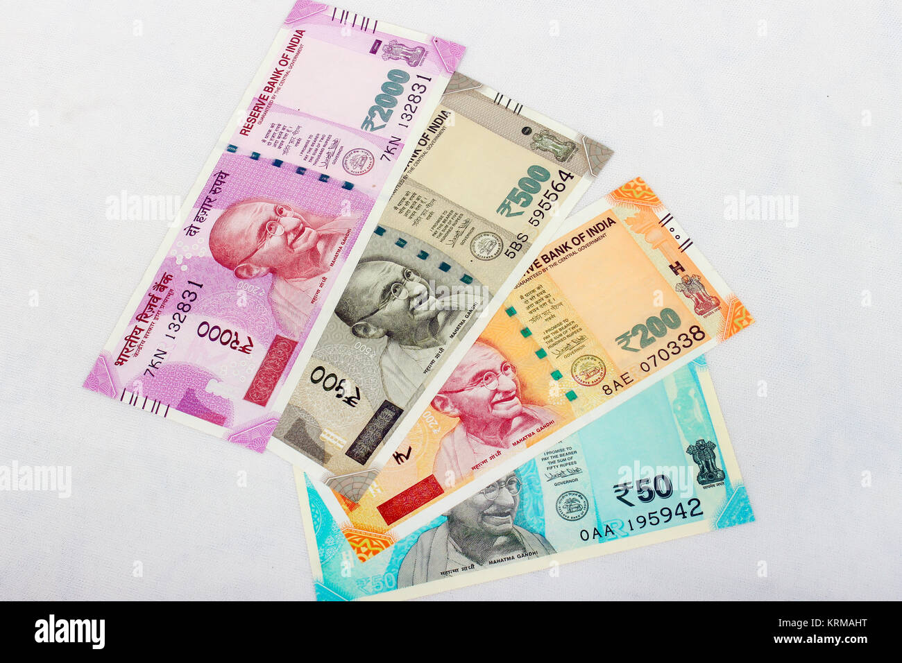 Indian currency. 50, 200, 500, and 2000 rupee note. Indian currency ...