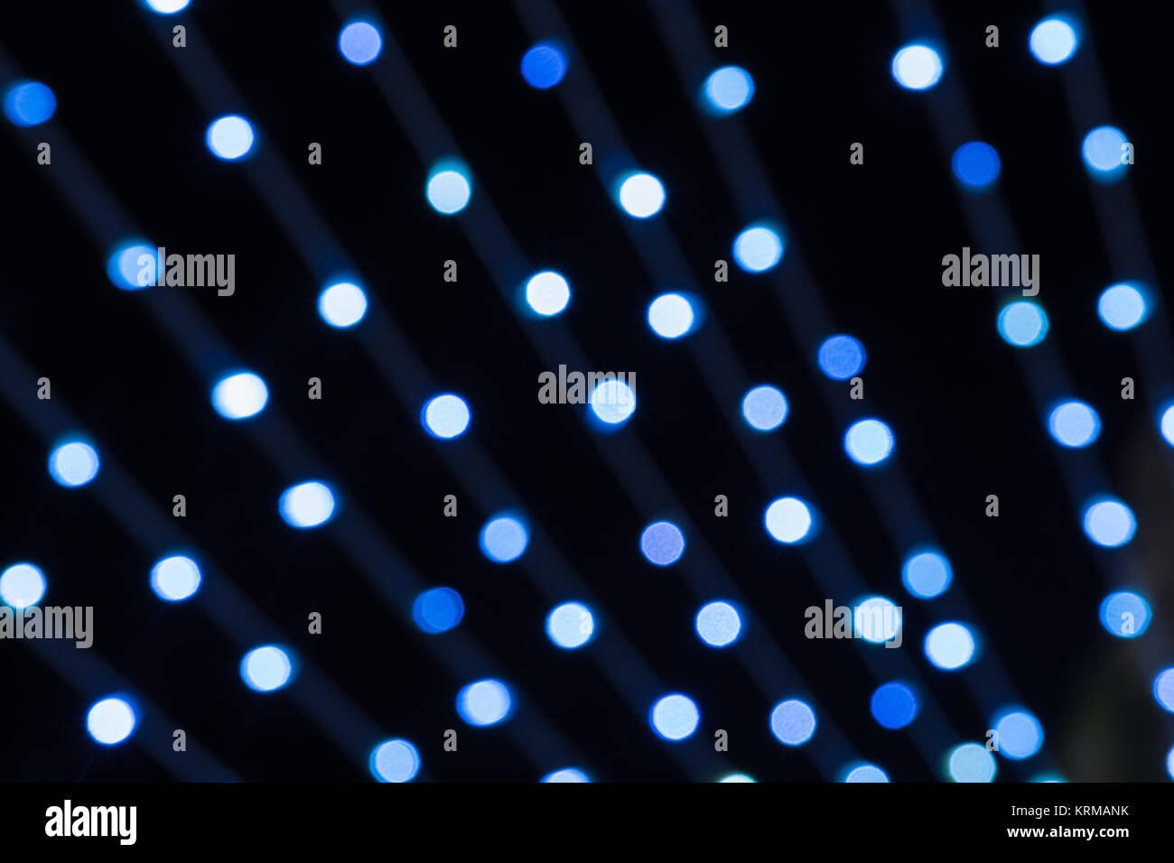 Blue out of focus lights Stock Photo - Alamy