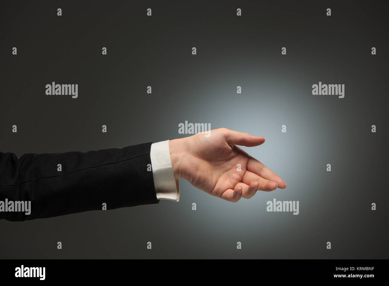 Dressed in a business suit caucasian male hand Stock Photo - Alamy