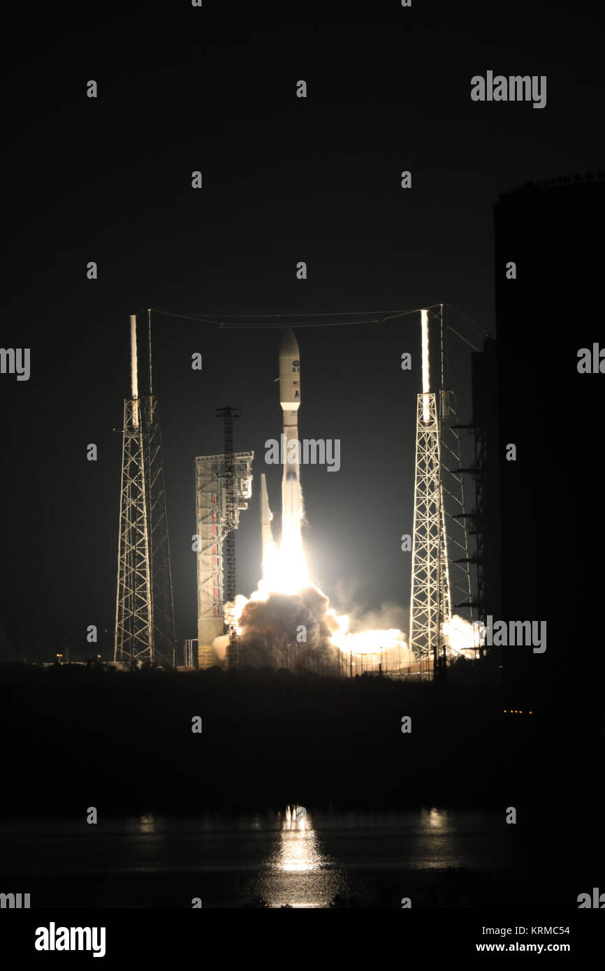 At Cape Canaveral Air Force Station's Space Launch Complex 41, an Atlas ...