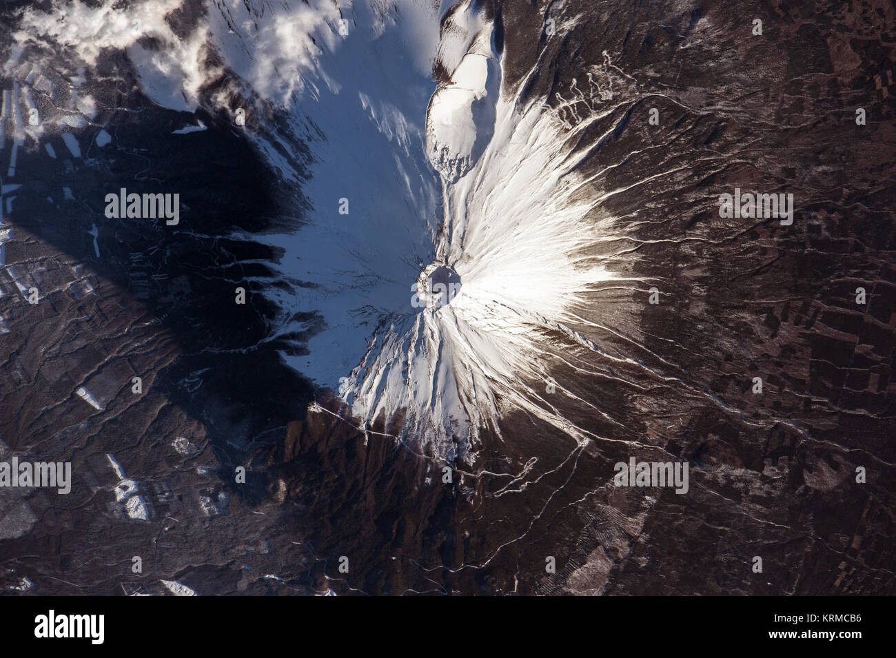 ISS-46 Mount Fuji Stock Photo - Alamy