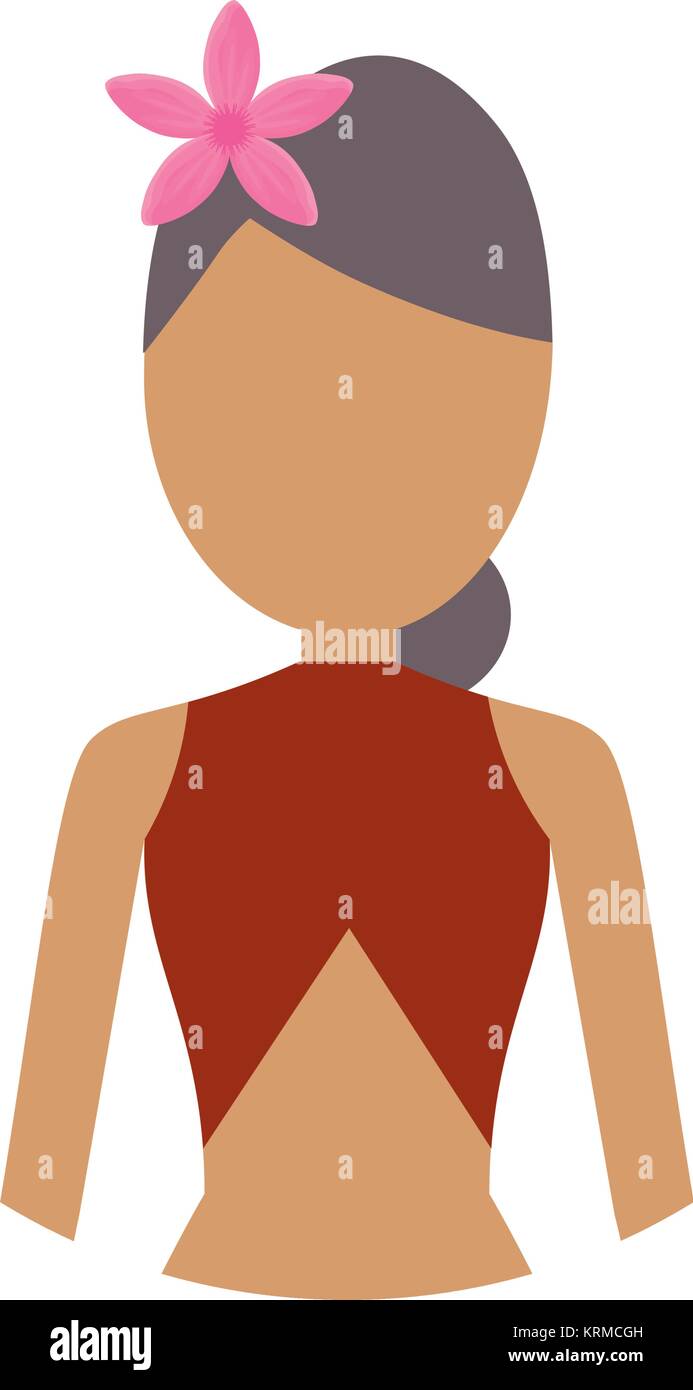 woman with picked hair vector illustration Stock Vector Image & Art - Alamy