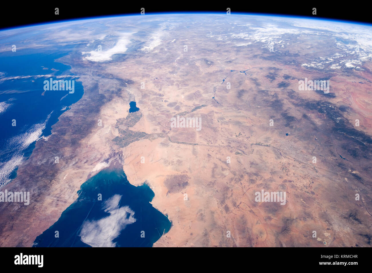 ISS-46 Mexico, California and Arizona Stock Photo - Alamy
