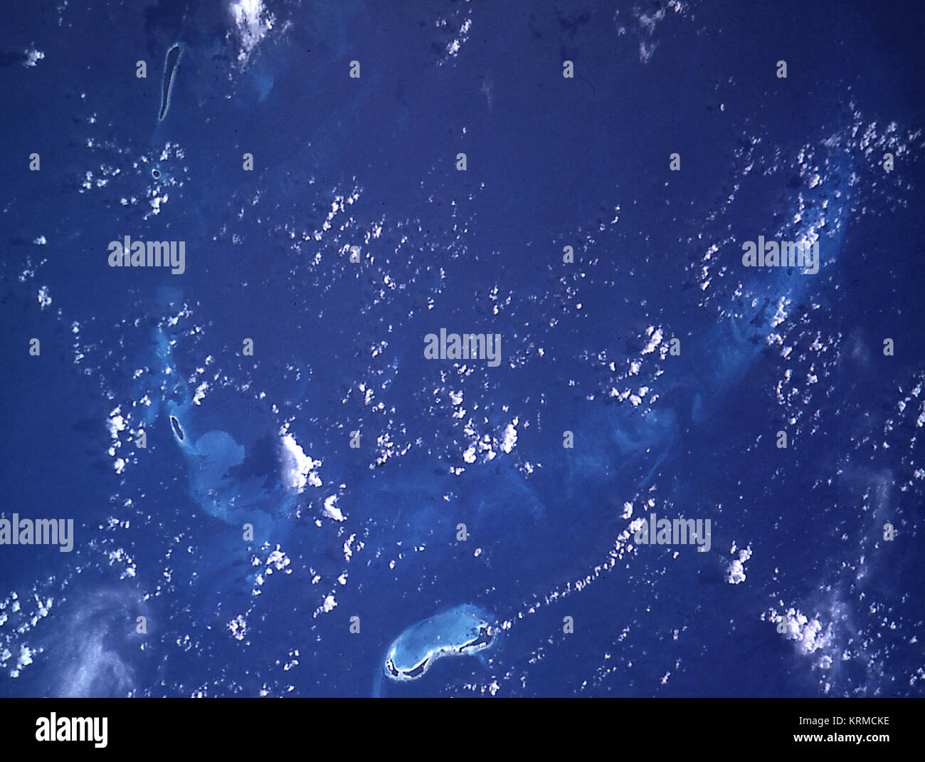 Great Chagos Bank STS009-39-2493 Stock Photo - Alamy
