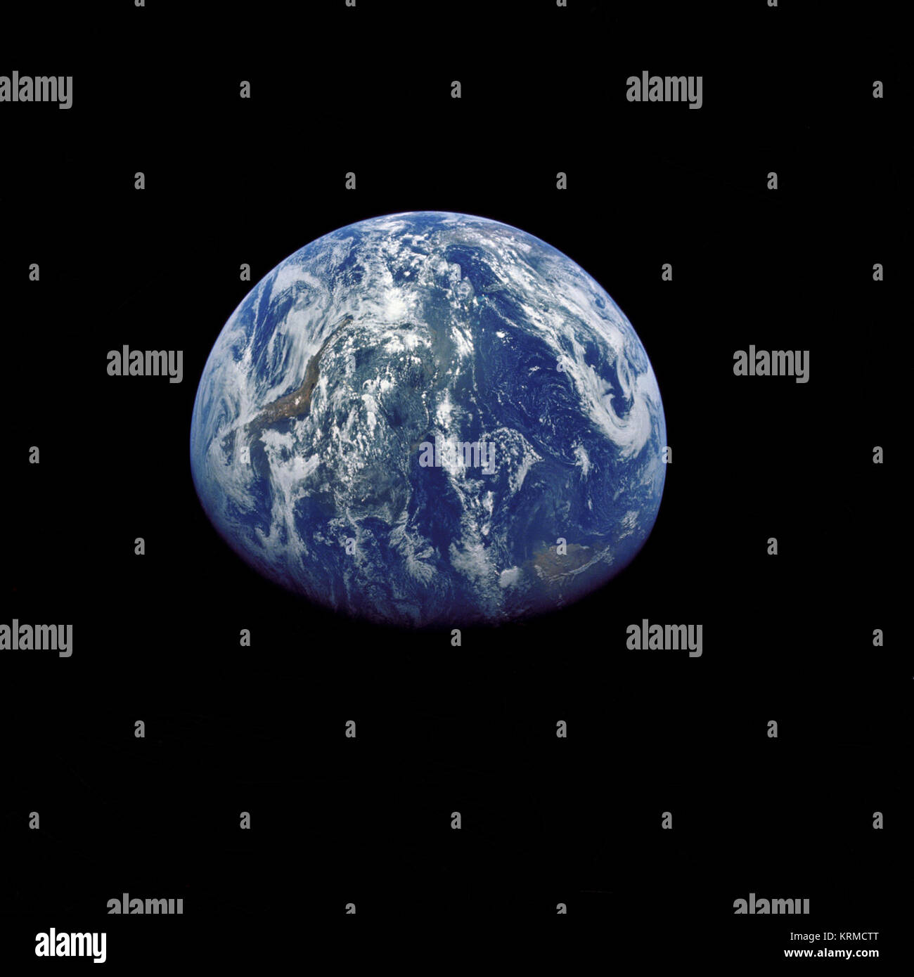 Earth from Apollo 15 Stock Photo - Alamy