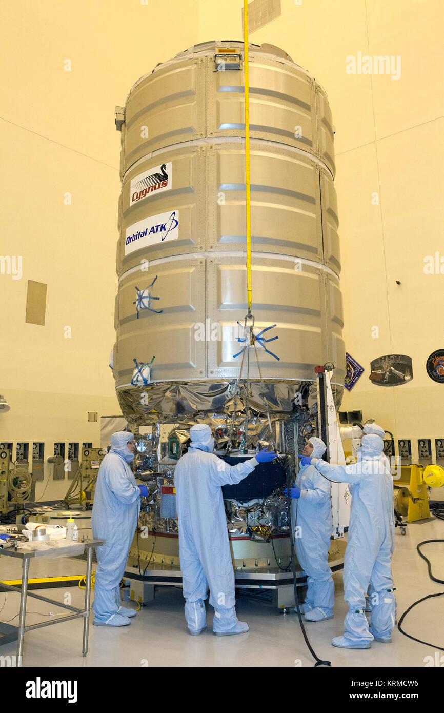 The nanorack is installed into the OA-6 spacecraft inside the PHSF. Orb ...