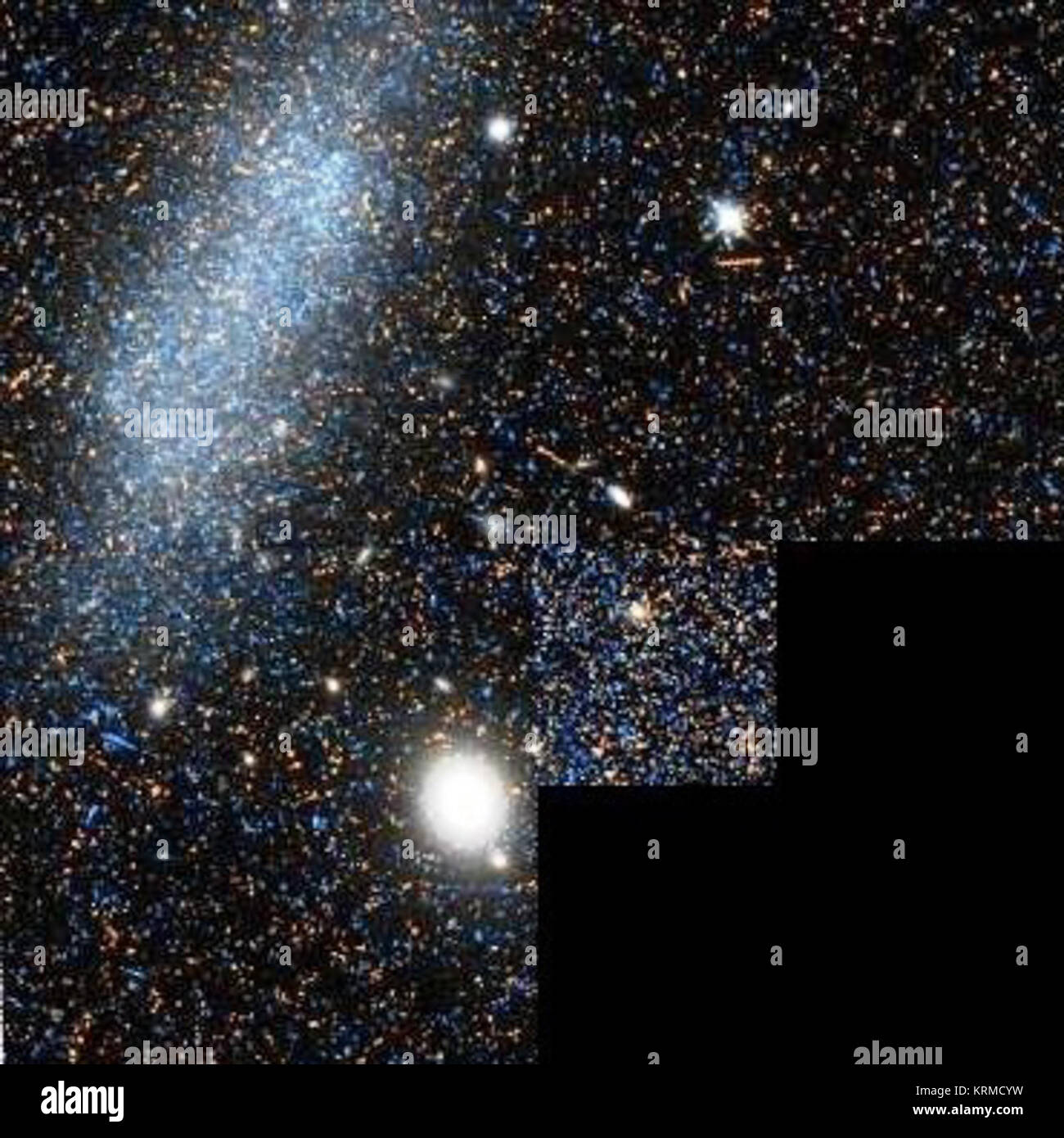 IC 1574 28DDO 22629 color cutout hst 08192 05 wfpc2 f814w f606w wf sci ...