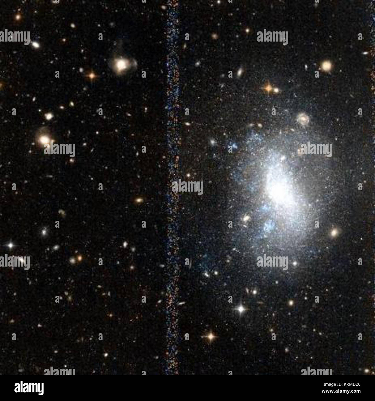 UGC 9992 color cutout hst 13442 0u acs wfc f814w f606w sci Stock Photo ...