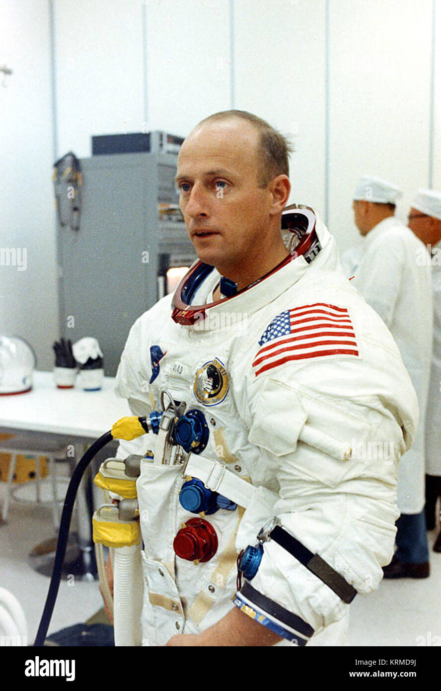 Pete Conrad during suit-up for the Apollo 12 launch Stock Photo - Alamy