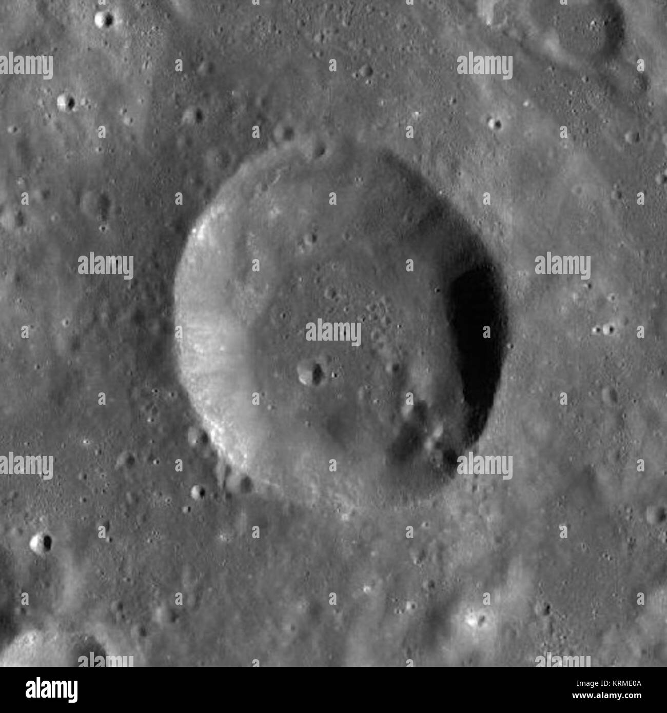 Kuo Shou Ching crater WAC Stock Photo - Alamy